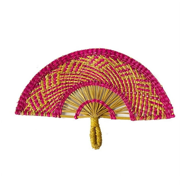 AOOOWER Straw Fan Hanging Decorations for Bedroom Background Wedding ...