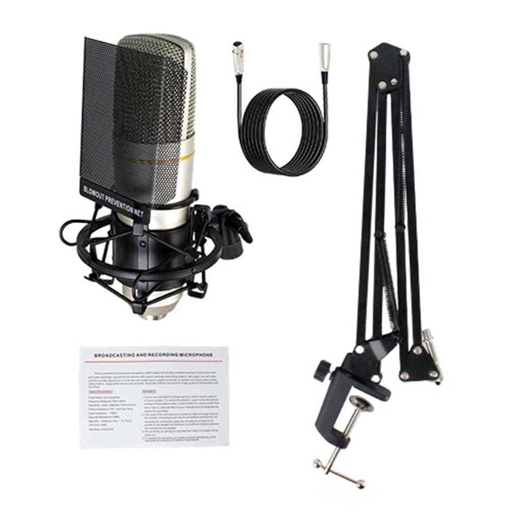 AOOOWER Studio Recording Microphone Home Studio Condenser Mics for ...