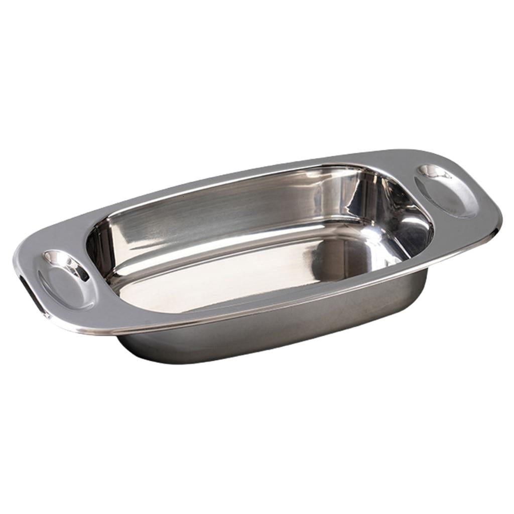 AOOOWER Sturdy Stainless Steel Fish Roasting Pan Grilled Fish Tray for ...