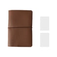AOOOWER Stylish Leather Memory Scrapbook 180 Degree Lay Flat Binding ...