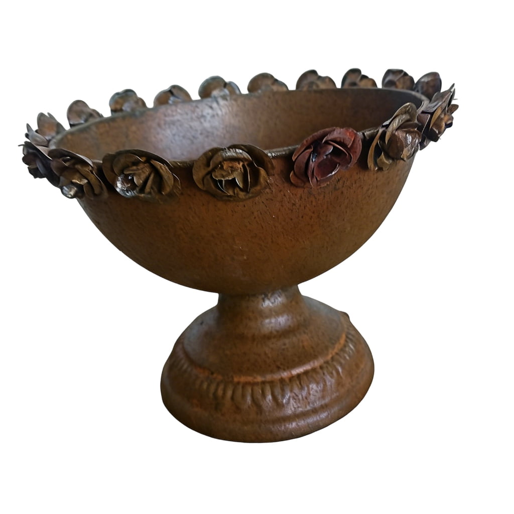 AOOOWER Tall Flowerpot Orchid Metal Open Flower Vase Flower Arrangement ...