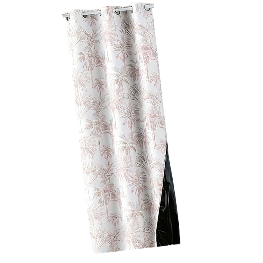 AOOOWER Thermal Insulated Black Out Floral Curtain For Noise Reduction ...