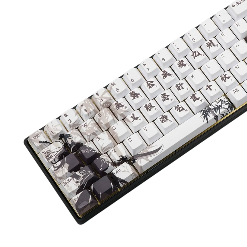 AOOOWER Thick PBT 75 Key Keycap Set Chinese Three Kingdoms Culture ...