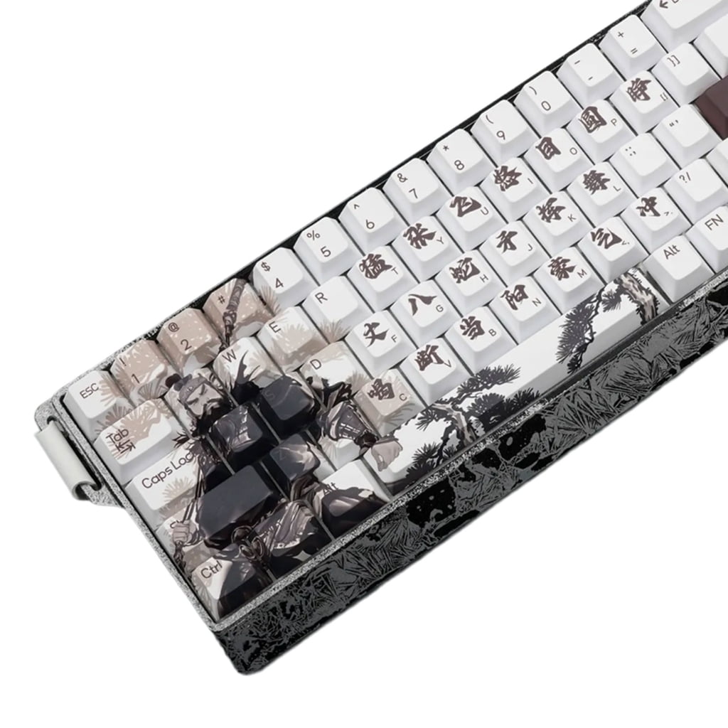 AOOOWER Thick PBT 75 Key Keycap Set Chinese Three Kingdoms Culture ...