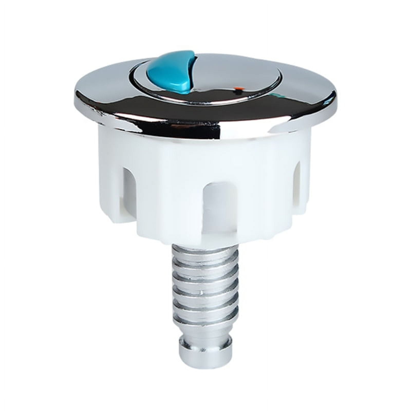 AOOOWER Toilet Dual Flush Oval-shape Push Button Electroplating Water ...
