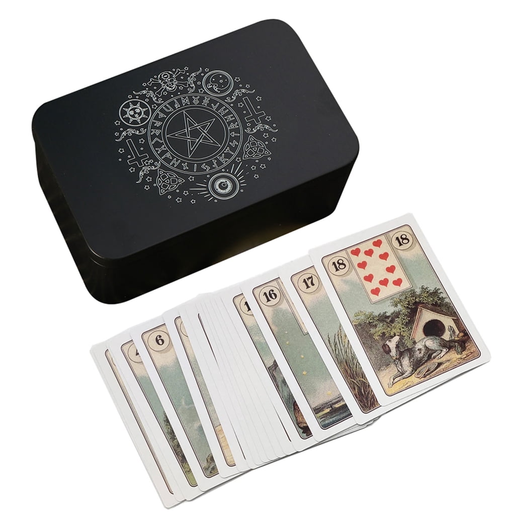 AOOOWER Trading Tarot Case Card Storage Can Card Organizers Box Card ...