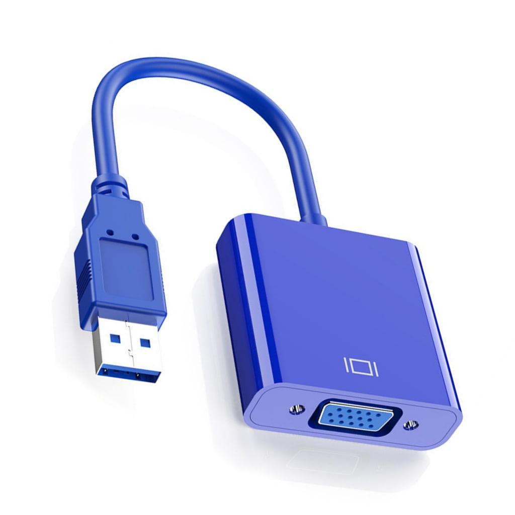 AOOOWER Travel USB 3.0 to VGA Cable Converter Video Adapter Cord Wire ...
