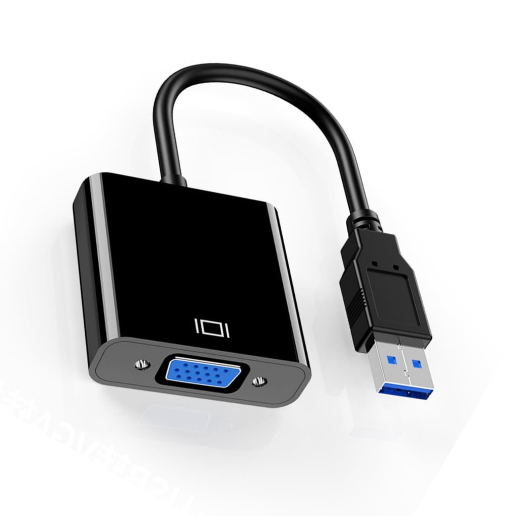 AOOOWER Travel USB 3.0 to VGA Cable Converter Video Adapter Cord Wire ...