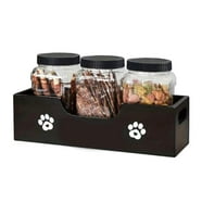 Buddeez Roll Away Dog/Cat Food Storage (Holds Up to 50 lbs.) with ...