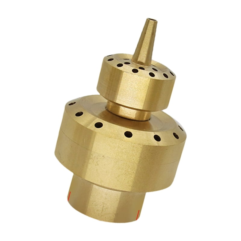 AOOOWER Two Tiered Brass Water Sprays Head 3D Flower Design Nozzle For ...