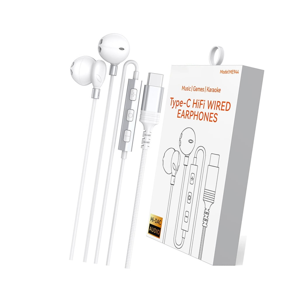 AOOOWER Type C Earphones Delivering Bass And Comfortable In Ear Fit and ...