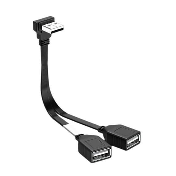 AOOOWER USB 2.0 Splitter Cable Male To Double Female Adapter HUB Space ...