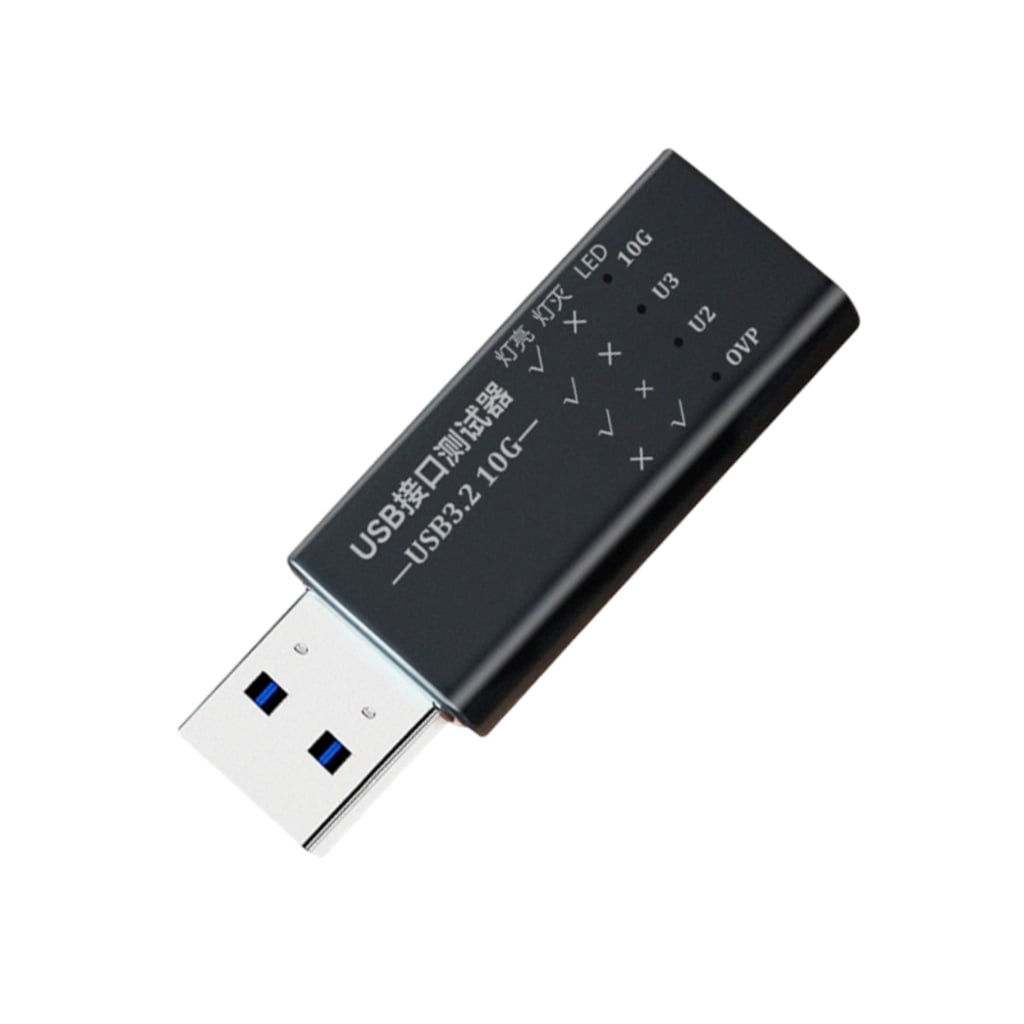 AOOOWER USB C to USB 3.2 Type A Interfaces Tester Detectors with LED ...