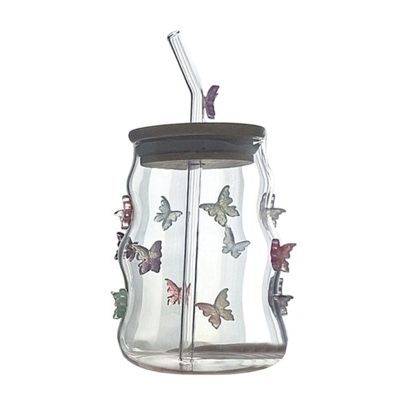 AOOOWER Unique Glass Mug Durability Perfect For Coffee Evening Juice ...