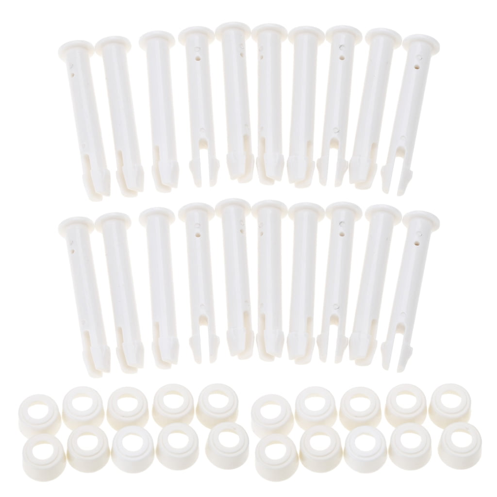 AOOOWER Upgraded Plastic Pool Joint Pins 20 Pieces Swimming Pool Clips ...