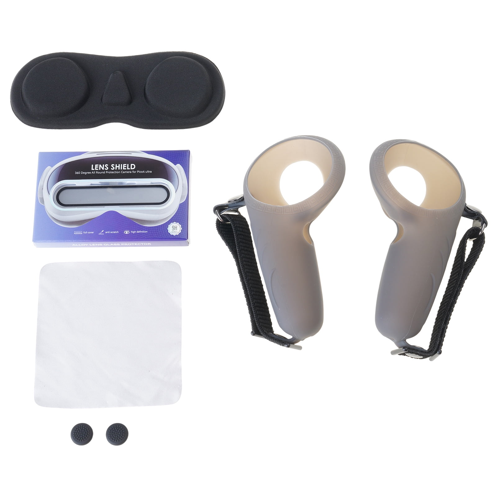 AOOOWER VR Gaming Controller Silicone Skin and Lens Film for PICO4 ...