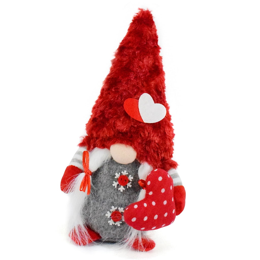 AOOOWER Valentines Day Gnomes Face less Dolls Handmade Standing Plushes ...