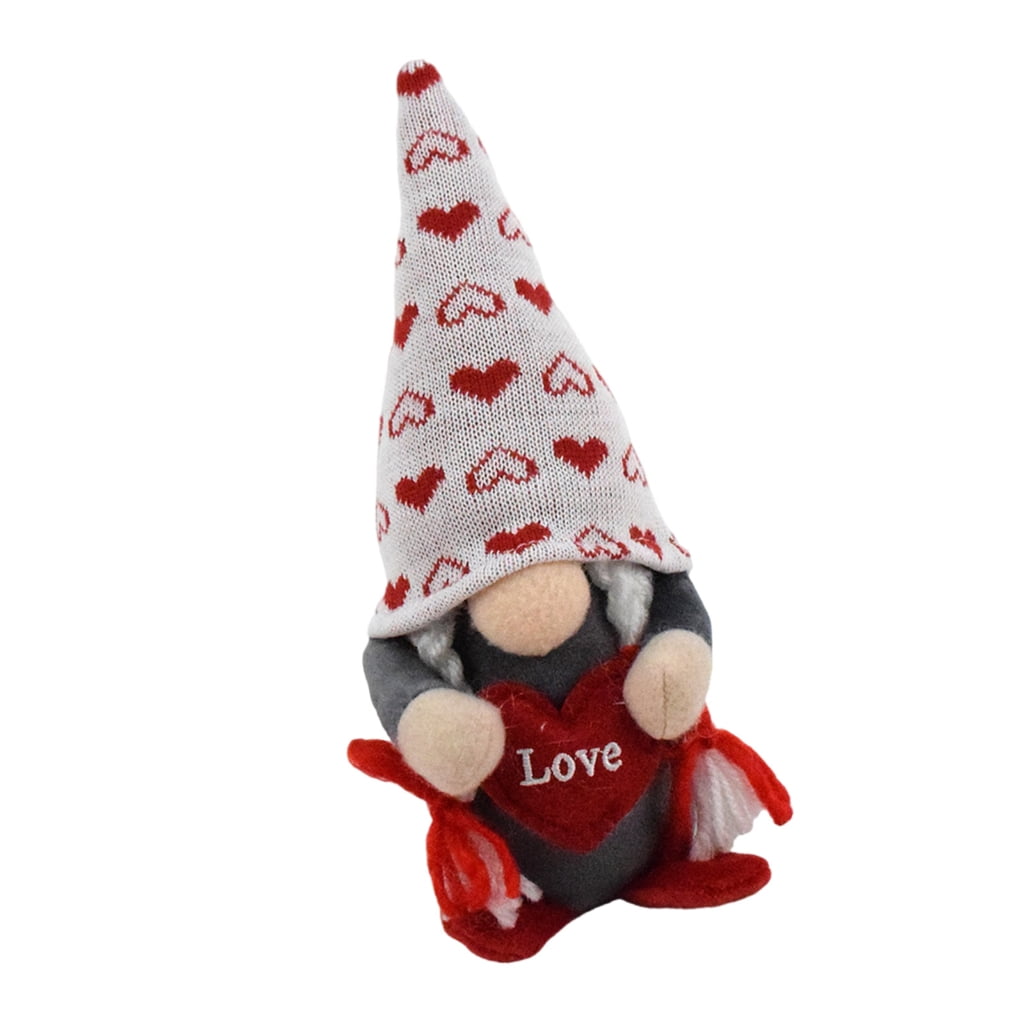 AOOOWER Valentines Day Gnomes Plush Dolls Dwarf Elf Figurine for ...