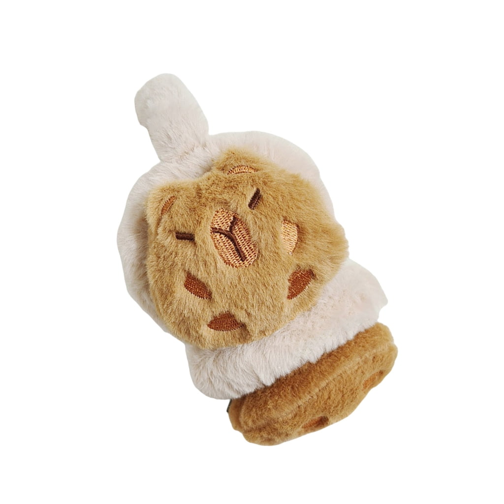 AOOOWER Versatile Plush Ear Muffs with Adjustable Fit Stylish Capybara ...