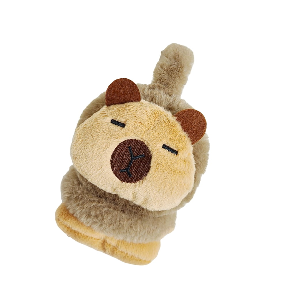 AOOOWER Versatile Plush Ear Muffs with Adjustable Fit Stylish Capybara ...