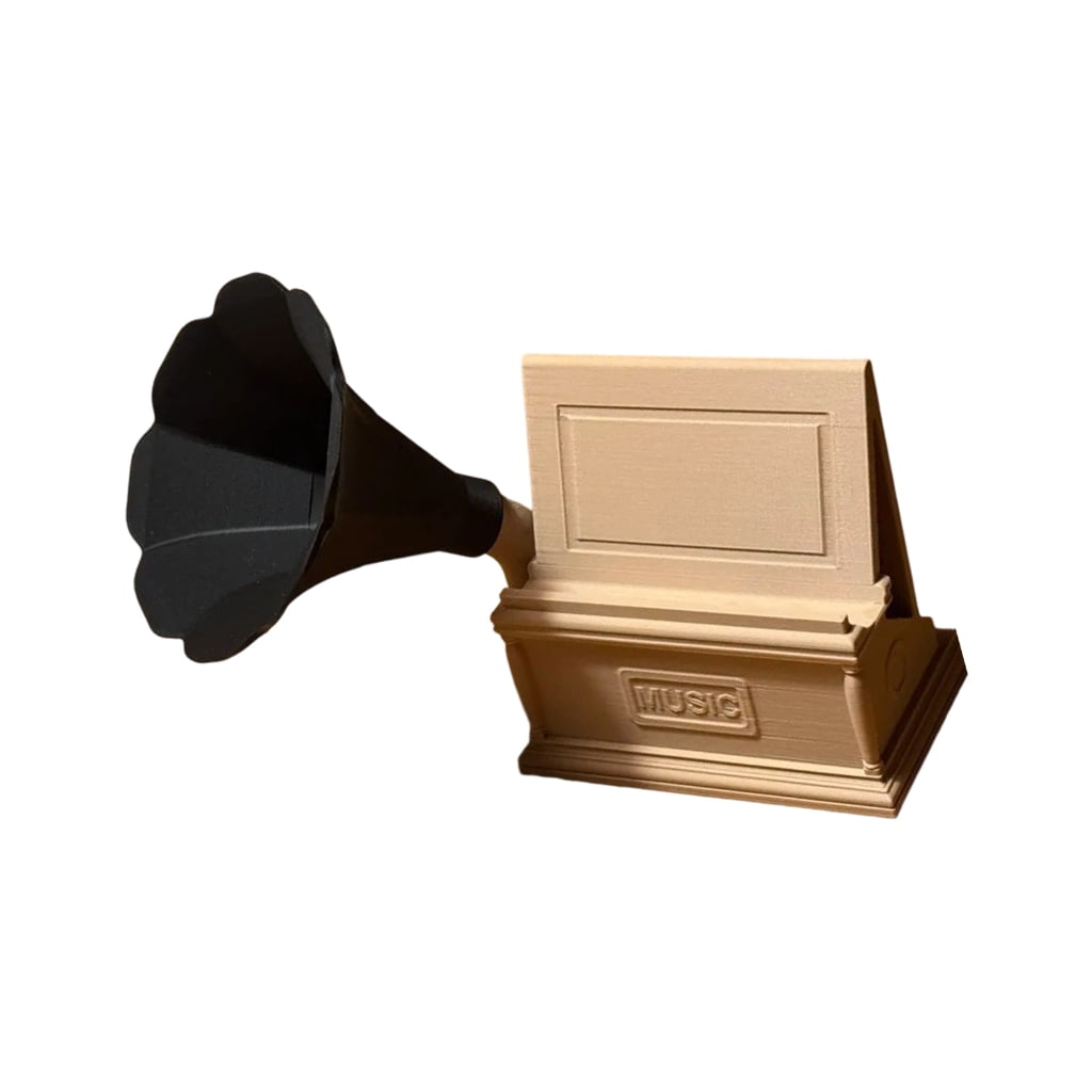 AOOOWER Vintaged Gramophone Design 2 Hole Speaker Stand For Microphones ...