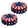 AOOOWER Washable American Flag Design Dining Table Cover Patriotism ...