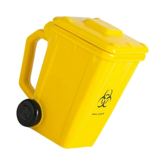 AOOOWER Weird Garbage Pail Shape Teas Cup 400ml Durable Ceramic ...