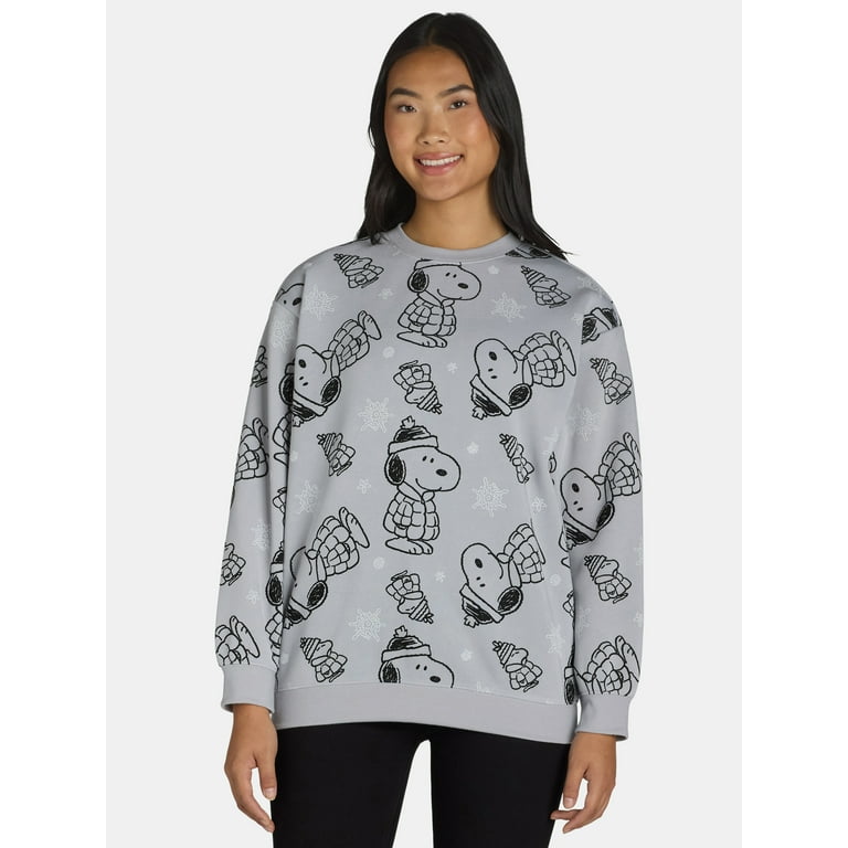 Snoopy Women's Graphic Sweatshirt, Sizes XXS-XXL - Walmart.com Snoopy Women's Graphic Sweatshirt, Sizes XXS-XXL - Walmart.com