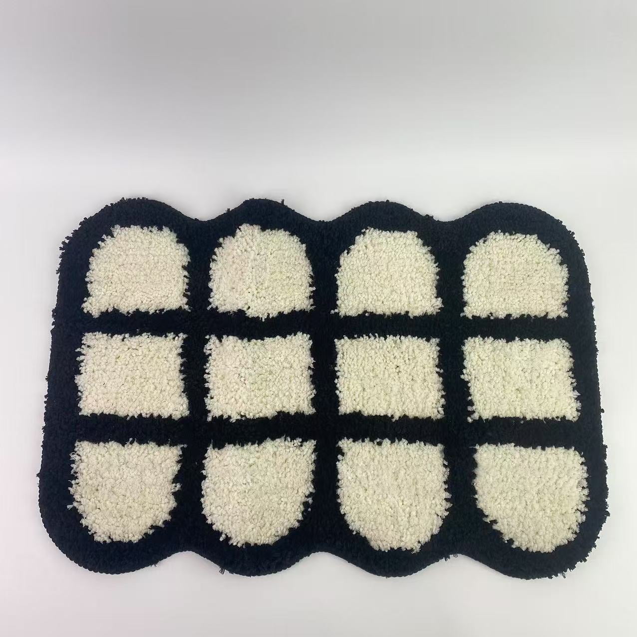 AOPEDRM Door mats,Indoor Door Mat Front Door Mat, 20"x 32" Checkered ...