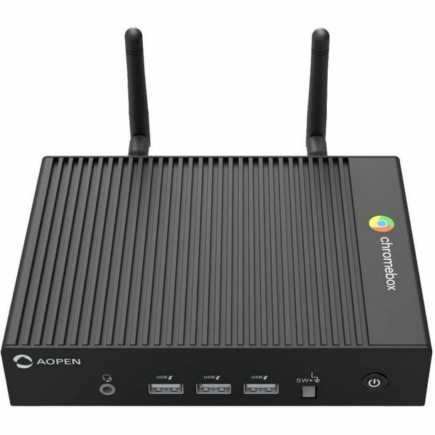 AOpen Chromebox Desktop Computer, Intel Celeron N4500, 8GB RAM, 32GB ...