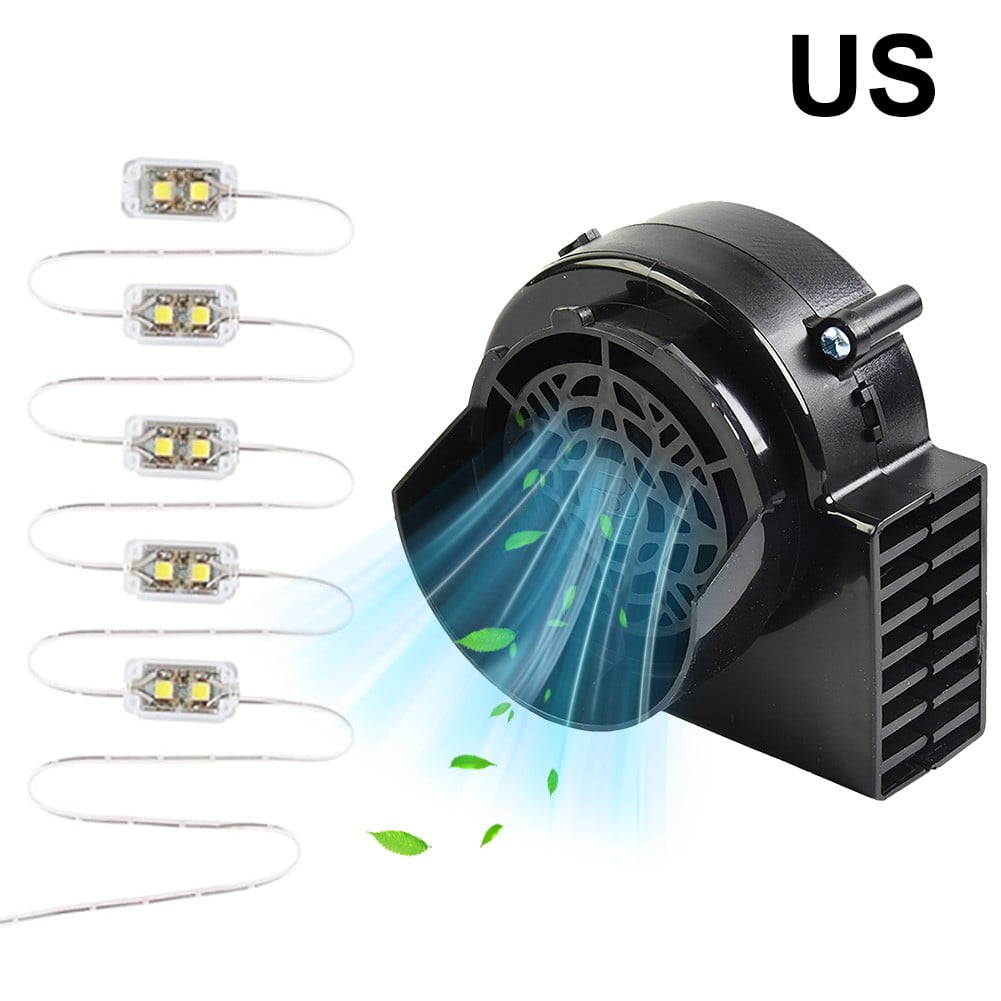 AOQIANLAN 1 Set 0.85A Fan Blower Motor With 5 LEDs Lig, For Garden Yard ...