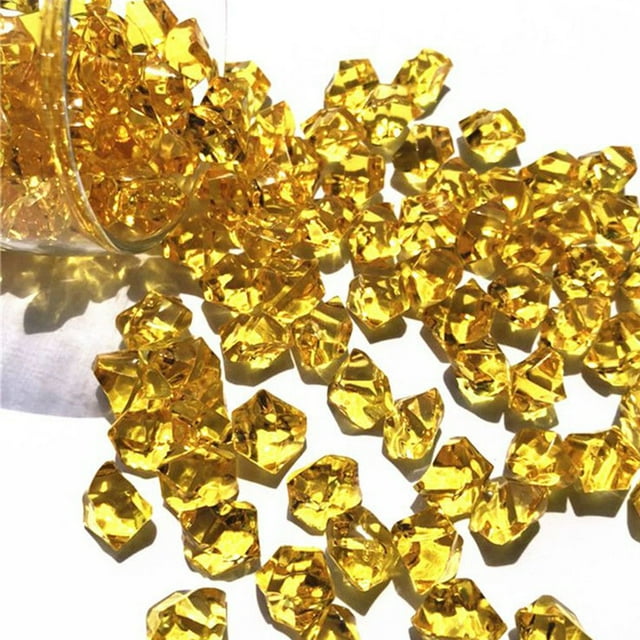 AOQIANLAN 200PCS Plastic Gems Ice Grains Colorful Stones Children ...