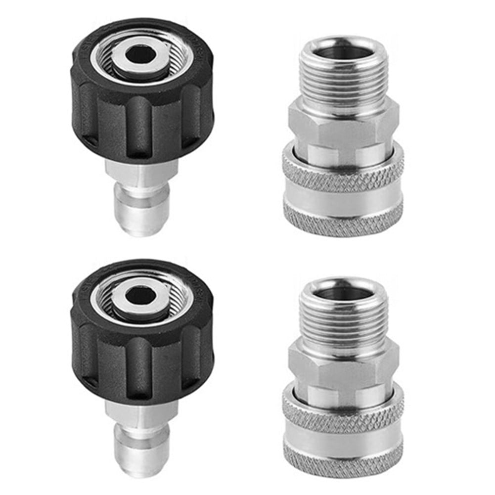 AOQIANLAN 4PCS Stainless Steel 14mm High-Pressure Car Washing Machine 3 ...