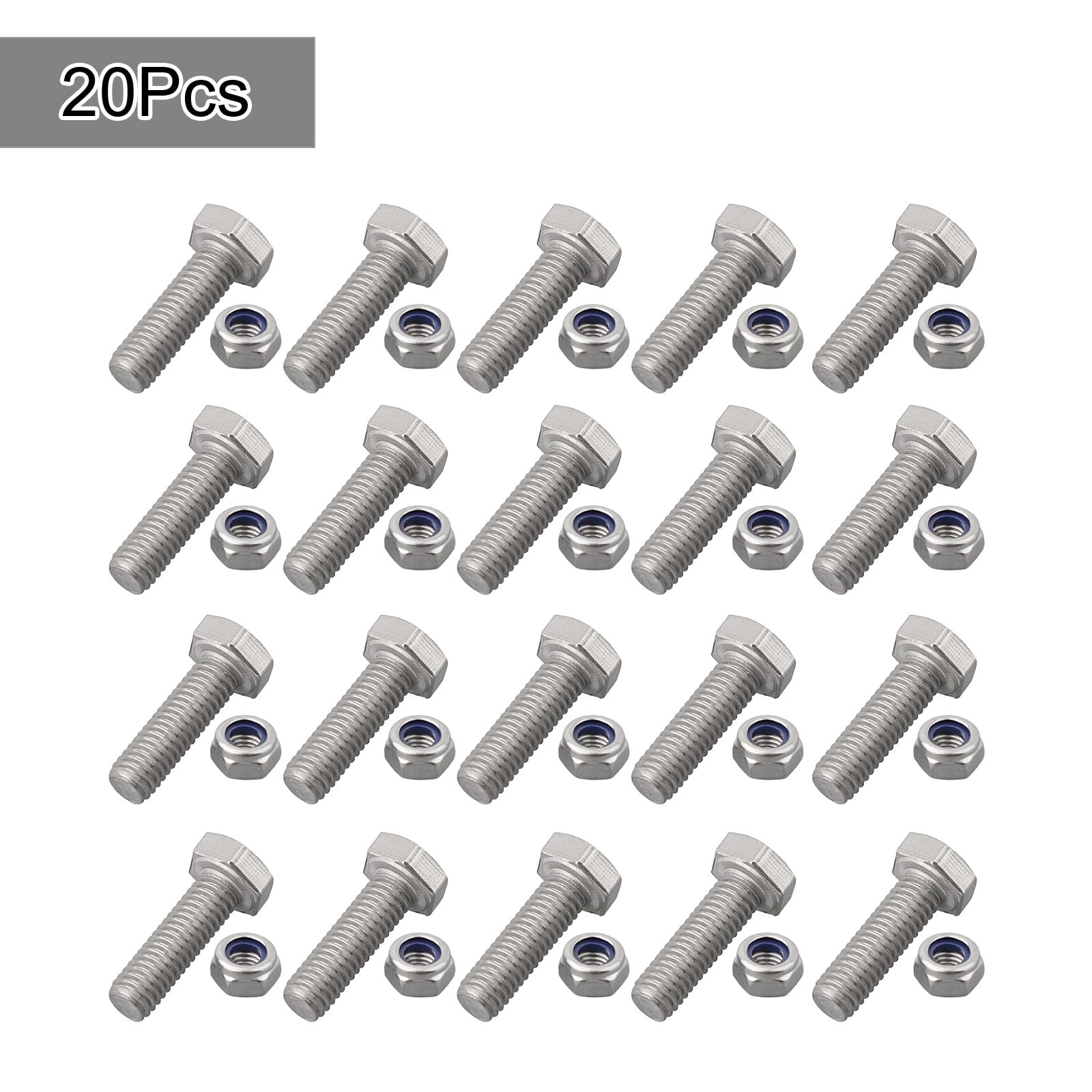 AOQIANLAN Auger Shear Pins Bolts & Nuts For Honda Snowblowers 20 Sets ...