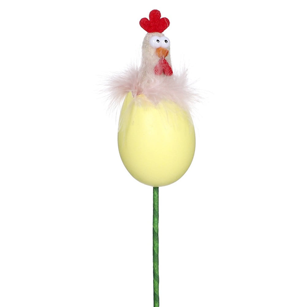 AOQIANLAN Easter chiken Cuttings Decor Ornament Cute chiken Easter for ...