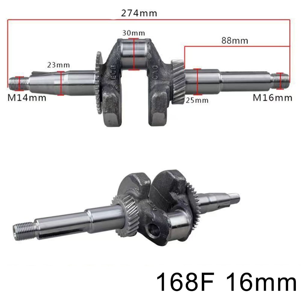 AOQIANLAN Generator Crankshaft For 2KW-5KW petrol Generators Fits ...