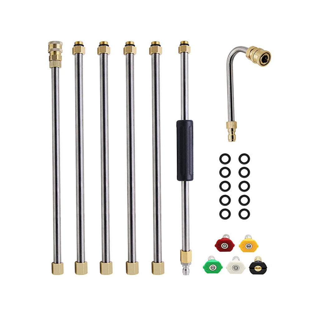 AOQIANLAN High Pressure Cleaner Extension Pole Set 4000psi 1/4inch With ...