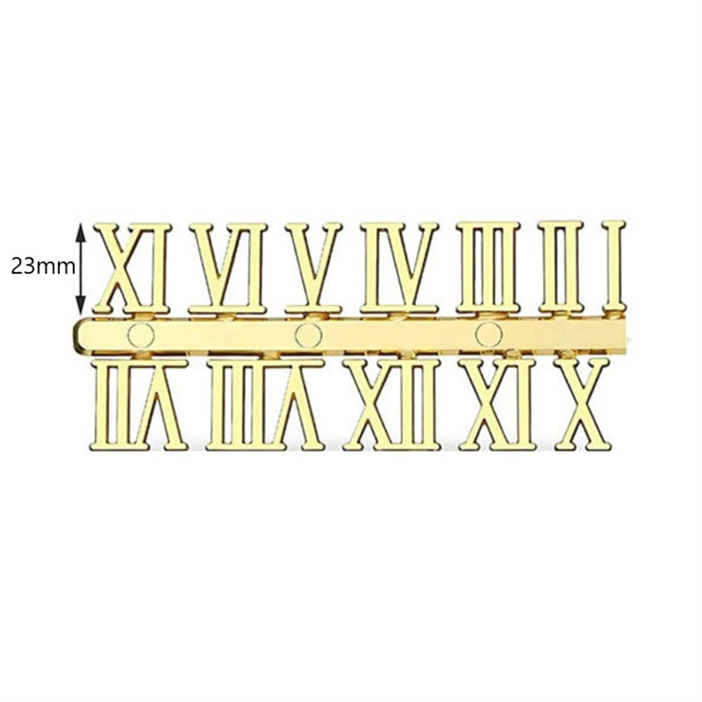 AOQIANLAN MCDFL DIY 3d Wall Clock Numbers For Hours Arabic Roman ...