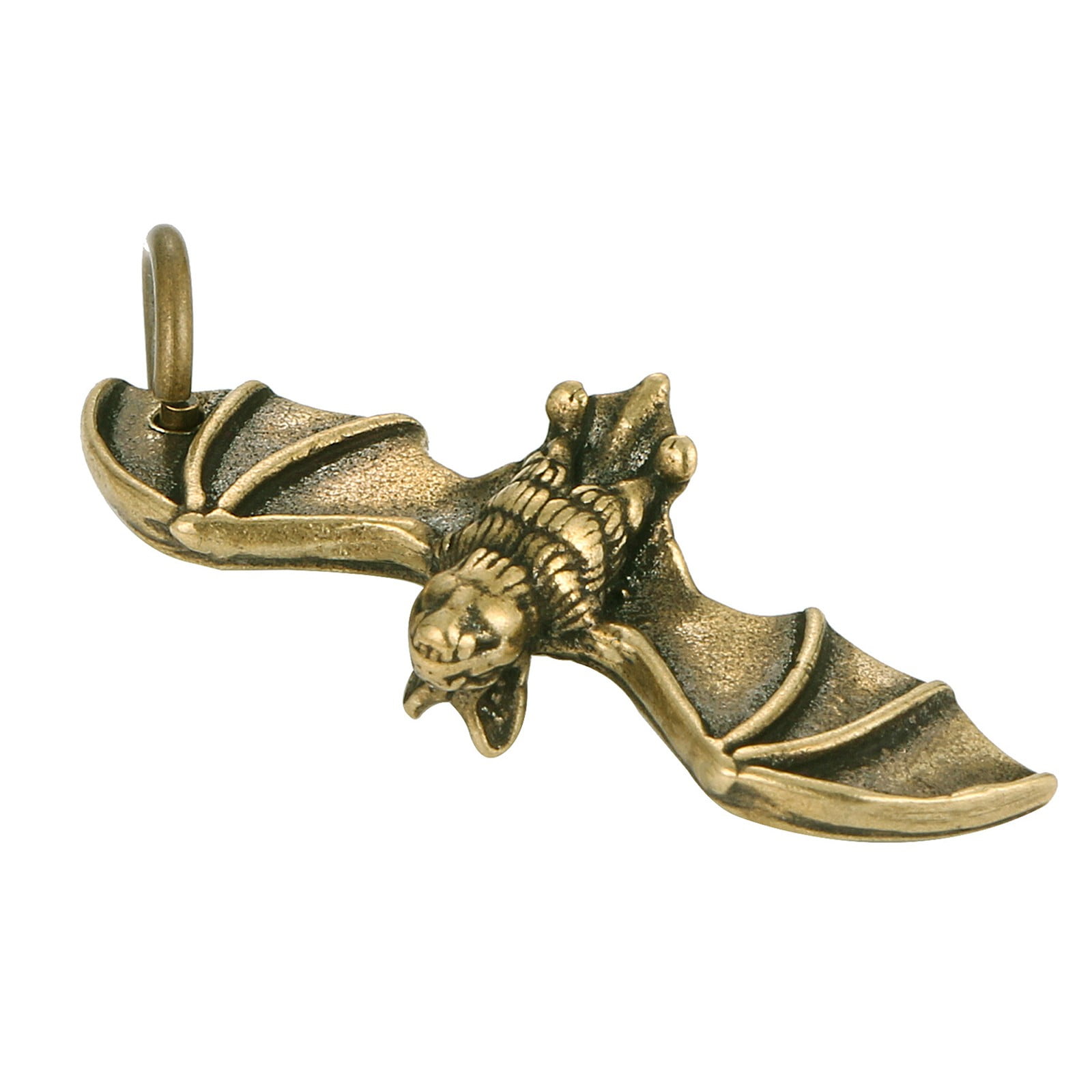 AOQIANLAN Retro Brass Bat Statues Chinese Feng Shui Animal Ornaments ...