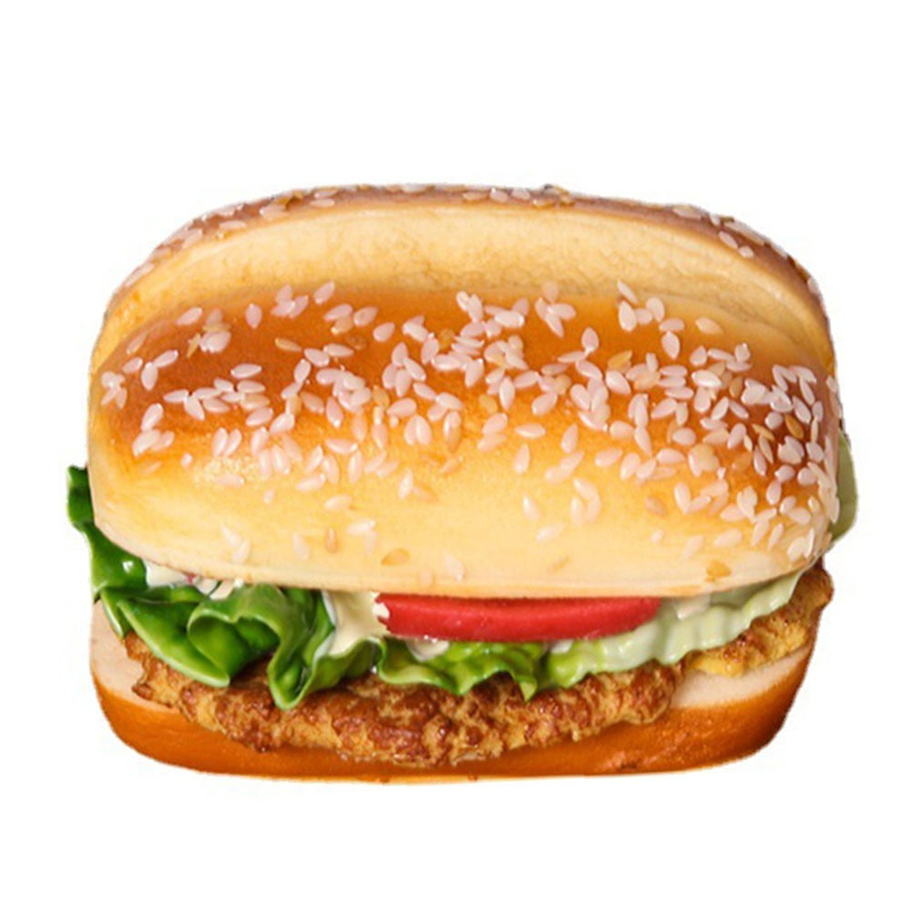 AOQIANLAN Simulation Hamburger Fake Bread Unique And Eye-catching Cake ...