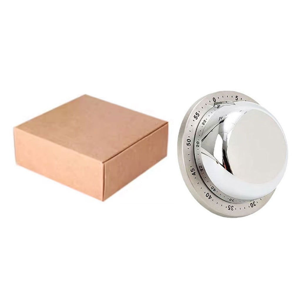 AOQIANLAN Stainless Steel Mechanical Kitchen Timer: Magnetic, Loud Alarm & Versatile Use ...