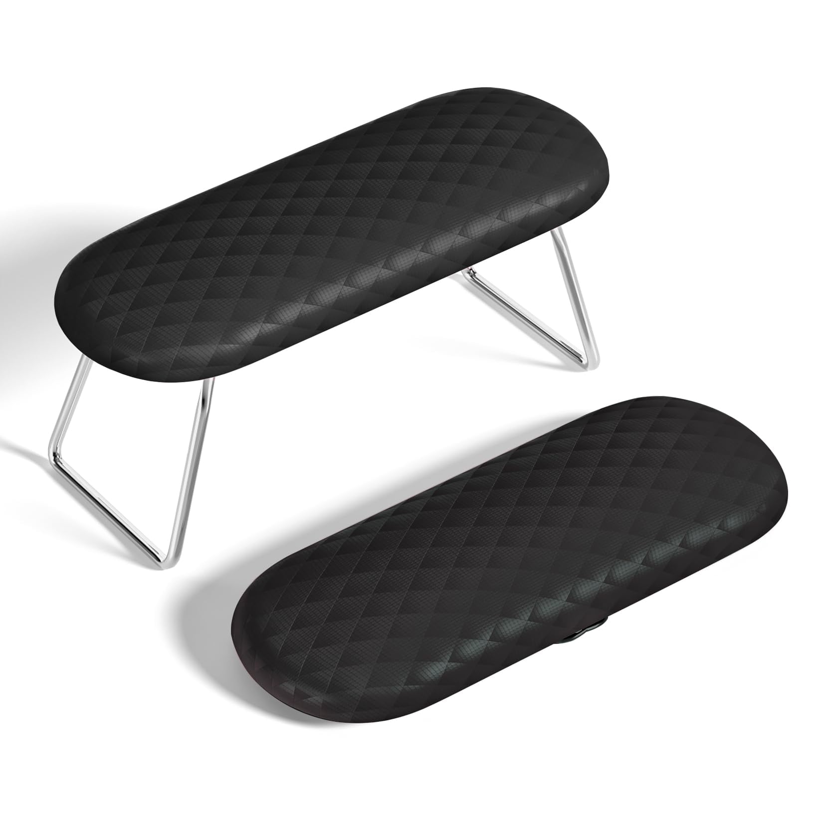 AORAEM Nail Arm Rest, Foldable Leather Nail Arm Rest with Non-slip ...