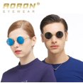 AORON Polarized Sunglasses for Men Women Round Lens Sun Glasses Metal ...