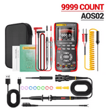 AOS02digital oscilloscope multimeter transistor test 48MSa/s sampling ...