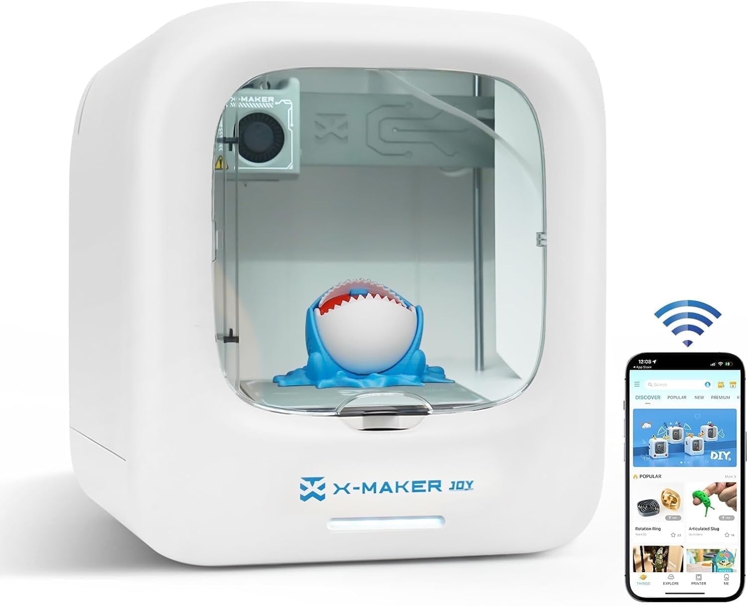 AOSEED X-MAKER JOY 3D Printer for Kids, Built-in 1500+ Models, 15+ Mini ...