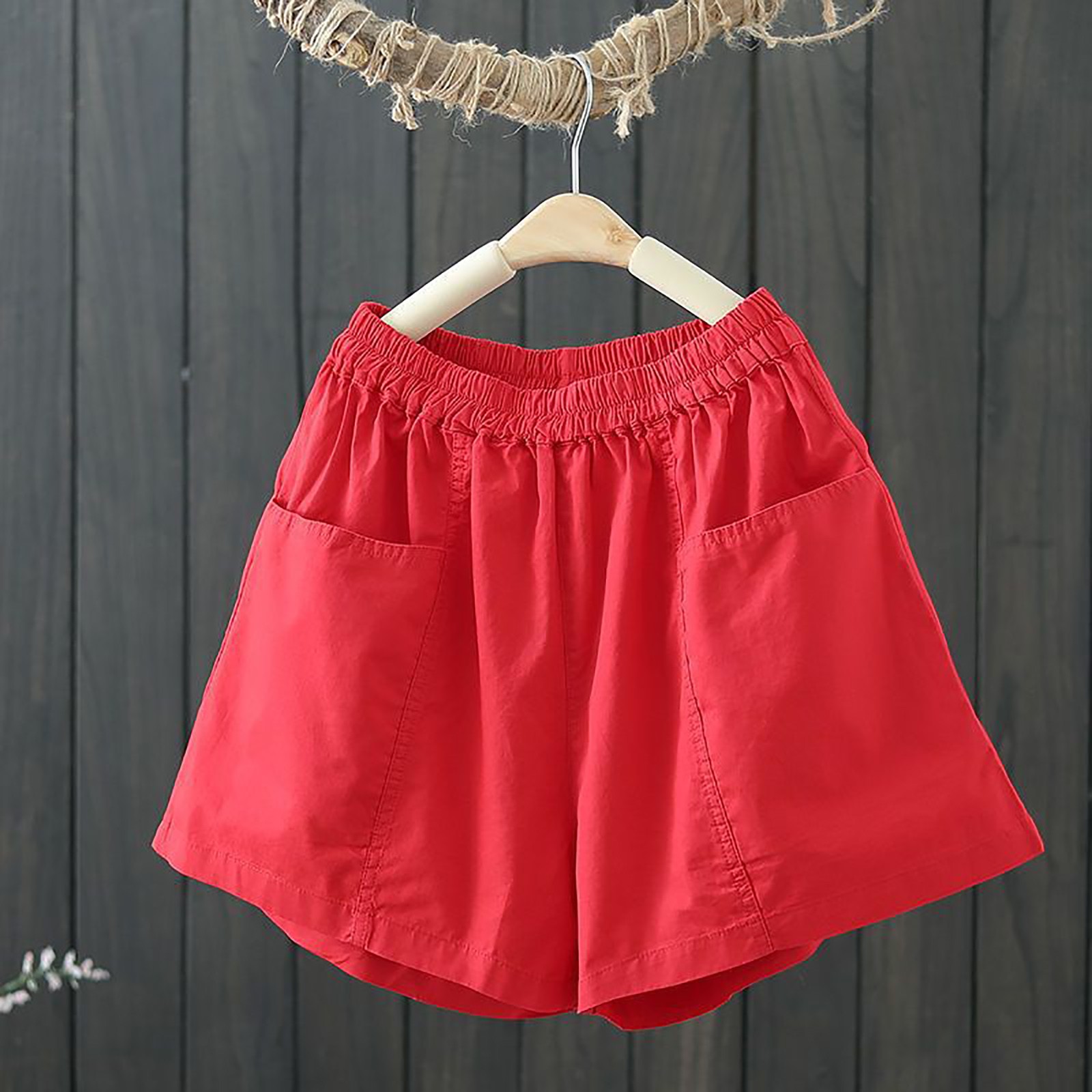 AOSFYTI Running Shorts for Women Lady Summer Loose Fitting Wide Leg ...