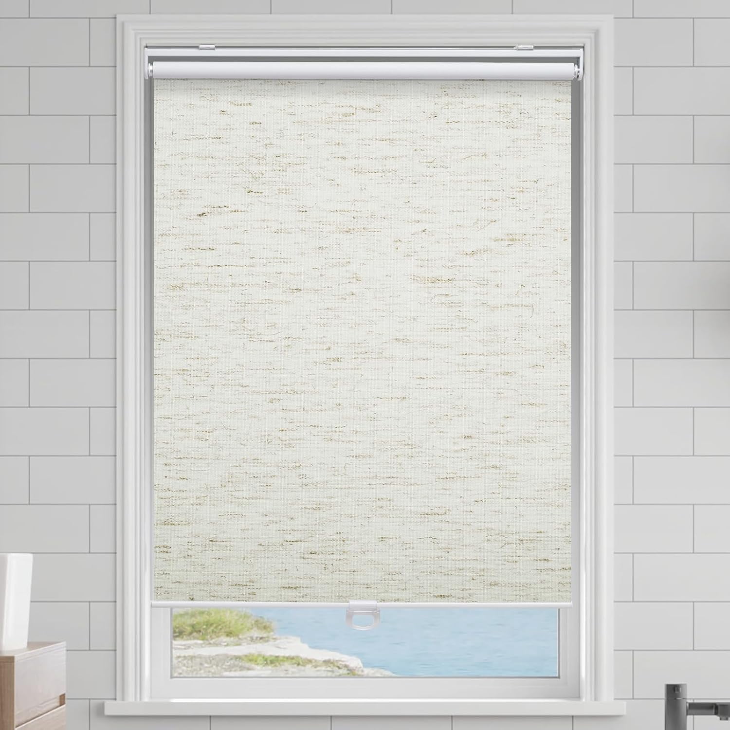 AOSKY Cordless Blackout Roller Shade for Window,High-grade roller shade ...