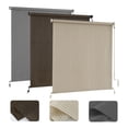 AOSKY Cordless Outdoor Roller Shades, UV Block Sunshades for Patio ...