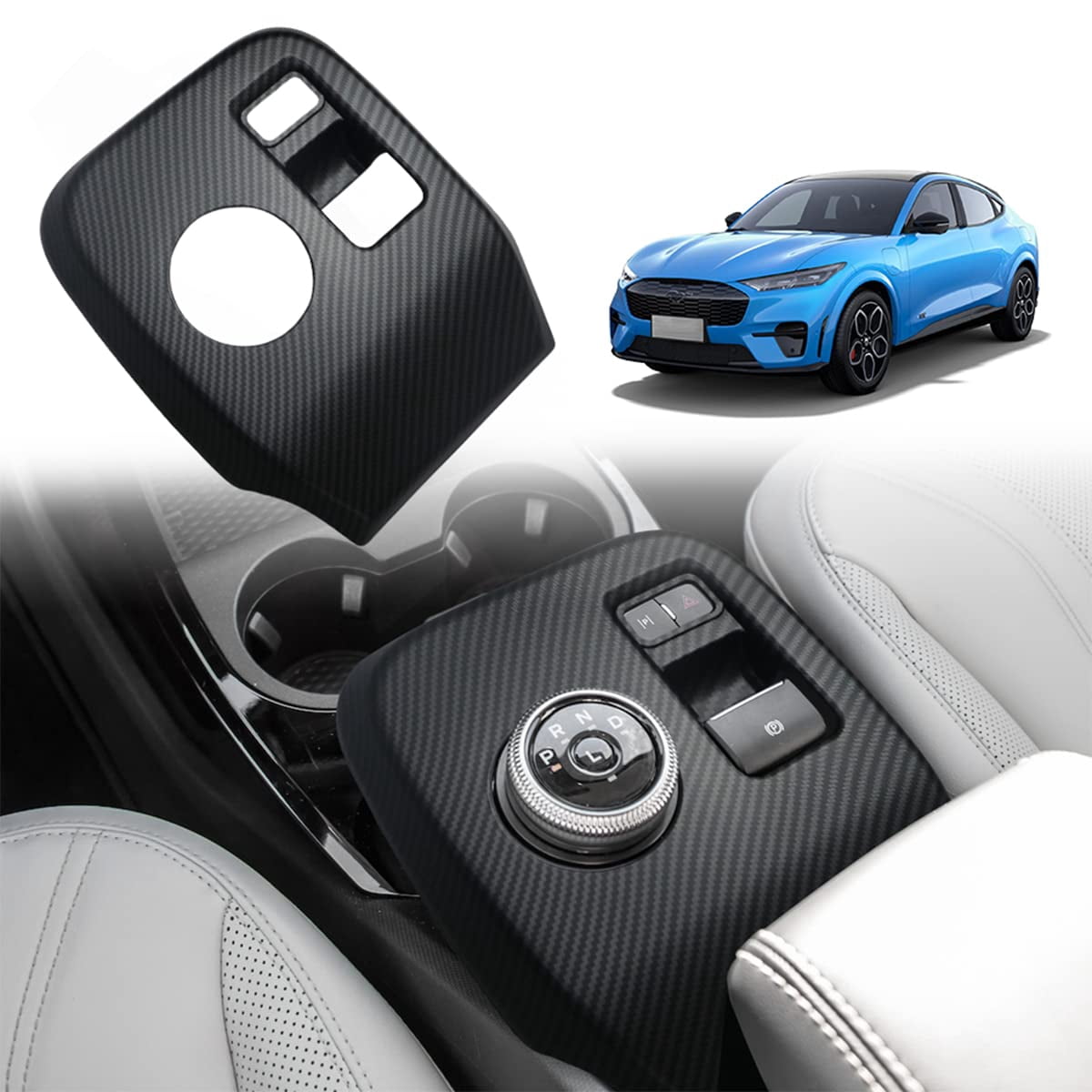 AOSKonology for Mach E MMF7 Center Console Gear Shifter Cover Trim ...