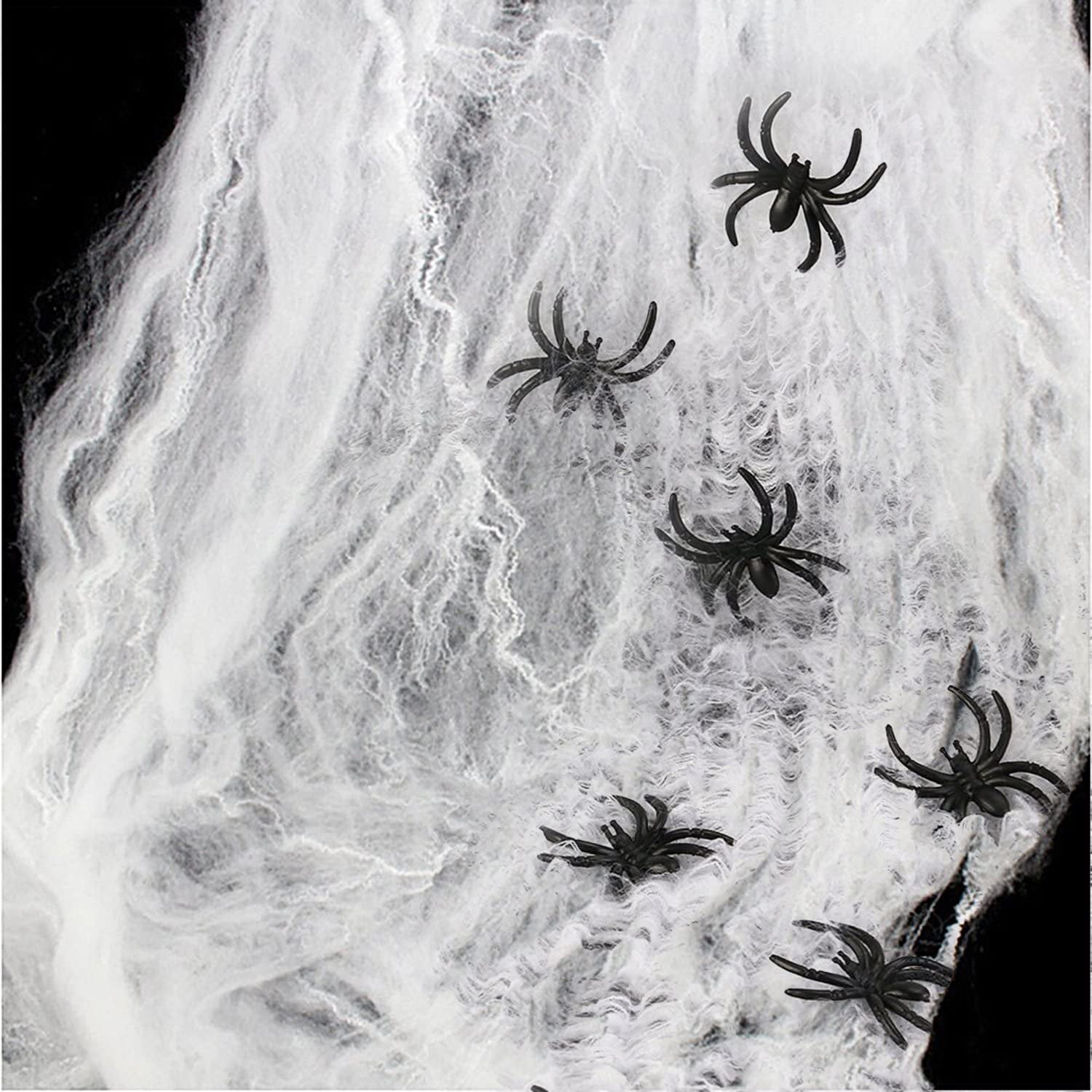 AOSTAR Halloween Spider Webs Decorations - 700sqft Halloween Stretch ...
